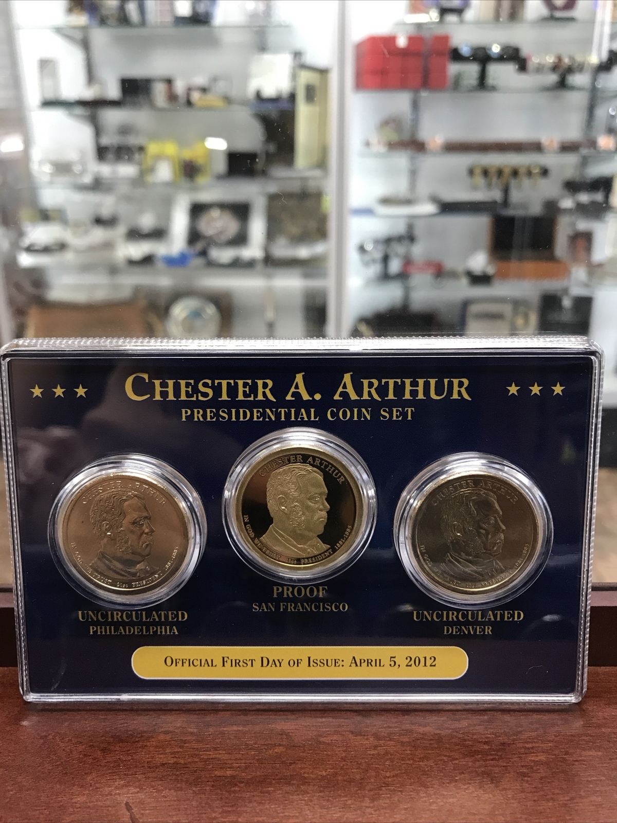 Chester A. Arthur Presidential Coin Set 2012 (Uncirculated) | eBay