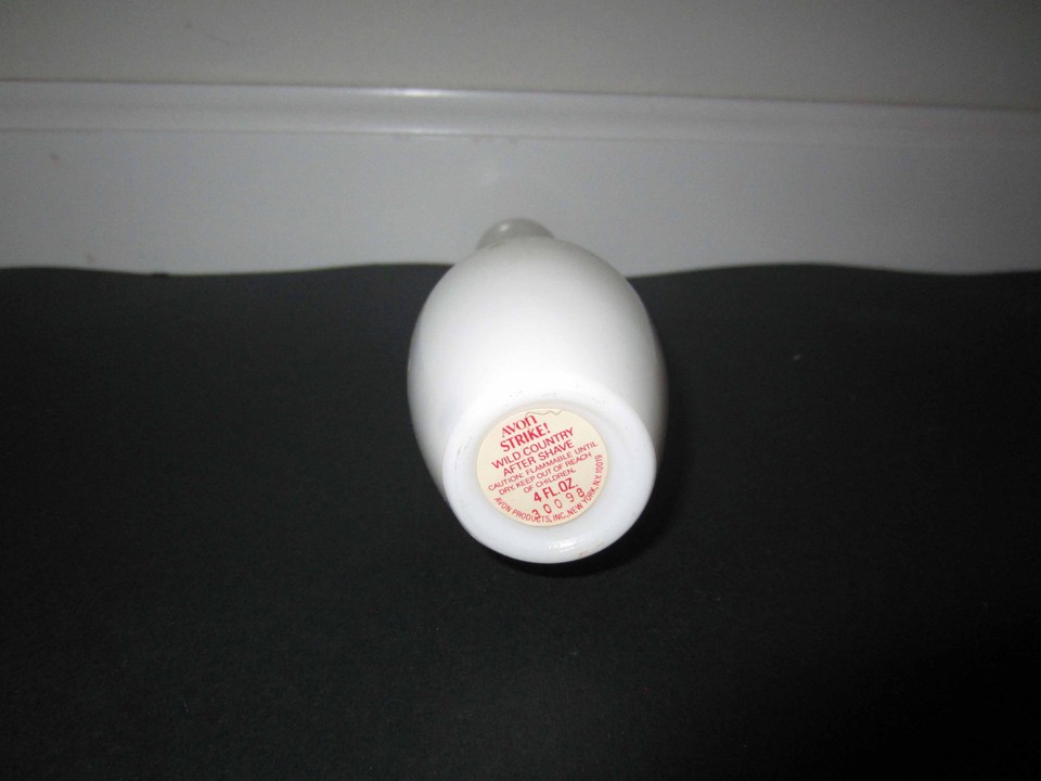 AVON Vintage Strike! Bowling Pin Wild Country After Shave 4oz. Half ...