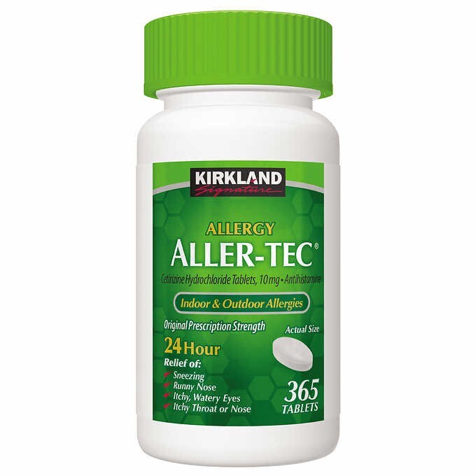Kirkland Allergy Aller-Tec 10mg 365 Tablets | eBay