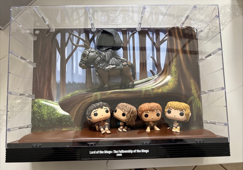 TLOTR : The Fellowship of The Ring Funko Pop! Deluxe Pop Moment Lord ...