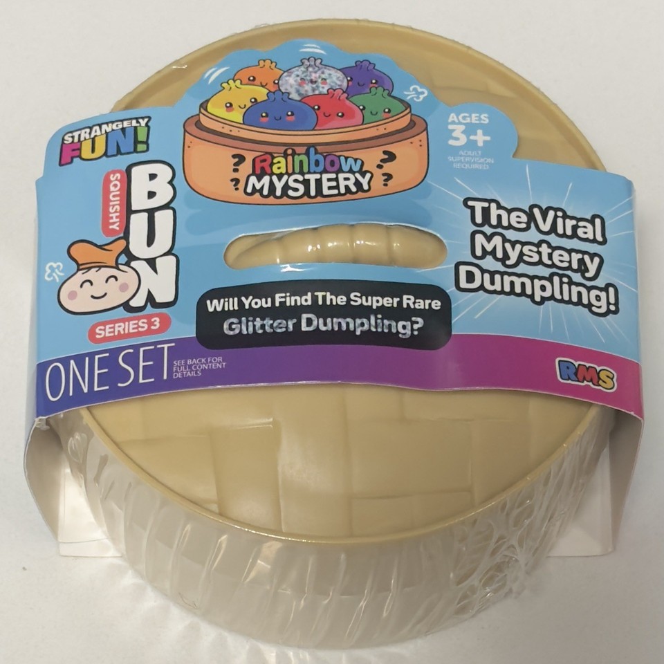 RMS Rainbow Mystery Bun Squishy S3 GLITTER DUMPLING Pack Ages 3+ | eBay