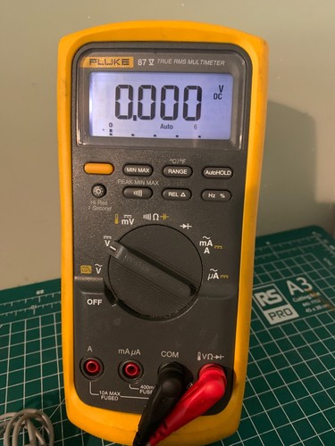 Fluke 87-V Industrial True RMS Digital Multimeter Lab Test Electrical ...