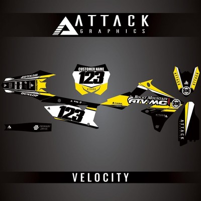 Attack Graphics Custom Velocity Complete Bike Graphics Kit For Suzuki ...