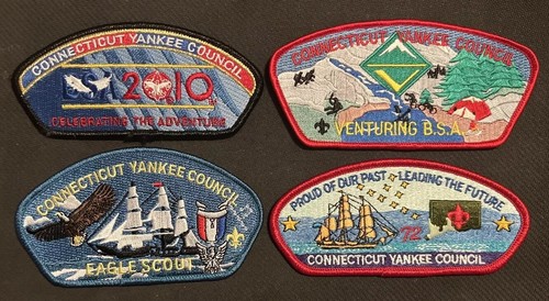 Connecticut Yankee Council Scout Patch BSA CSP Lot Of 4 Different | eBay