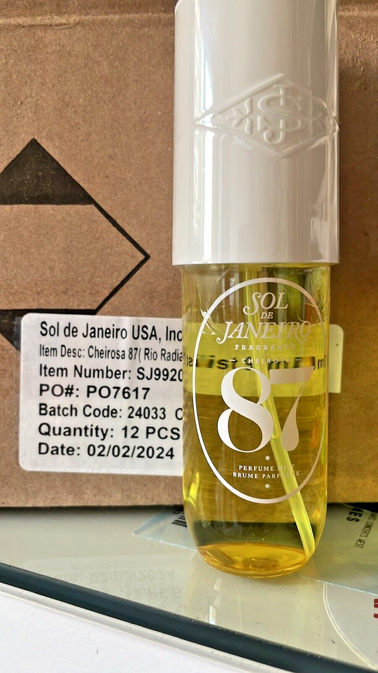 SOL DE JANEIRO Fragrance Rio Radiance #87 Perfume Mist 90ml/3oz, Sealed ...