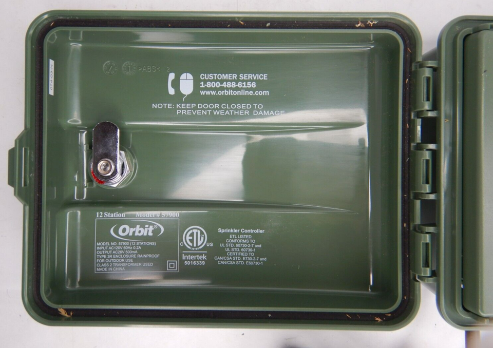 Orbit 57900 12-Station Outdoor Swing Panel Sprinkler System Timer | eBay