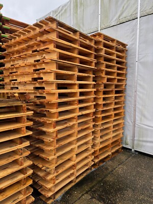Wooden pallets for sale, only used once. | eBay UK