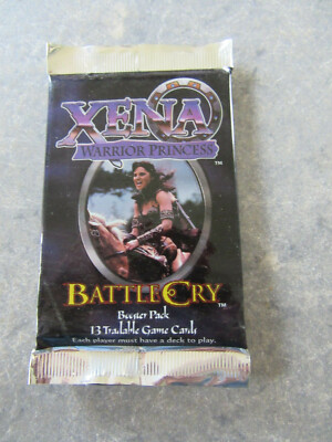 XENA WARRIOR PRINCESS BATTLE CRY BOOSTER PACK, TCG TRADING CARD GAME ...