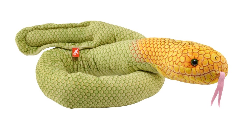SNAKE SOFT TEDDY BEAR TOY WILD REPUBLIC SNAKES EEL PLUSH CUDDLY 135cms ...
