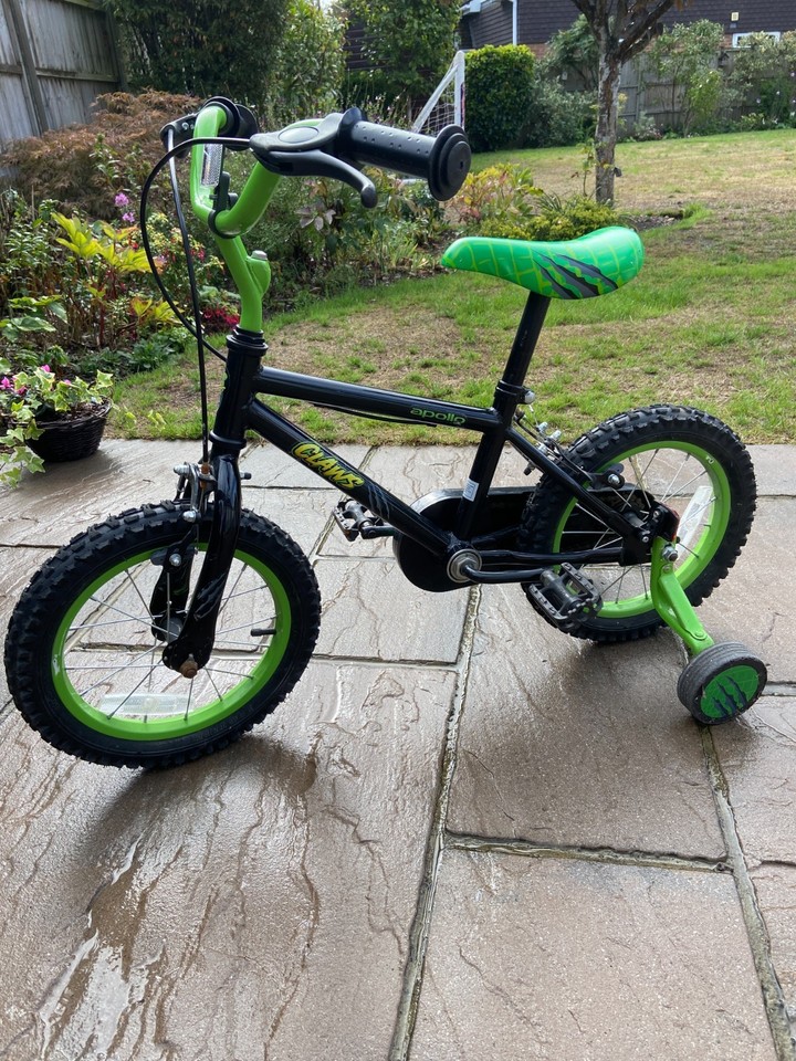 Apollo Claws Kids Bike 14" with stabilizers | eBay UK