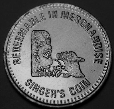 Karaoke Token Singers Club~Good For One Win!~25mm~Free Shipping | eBay
