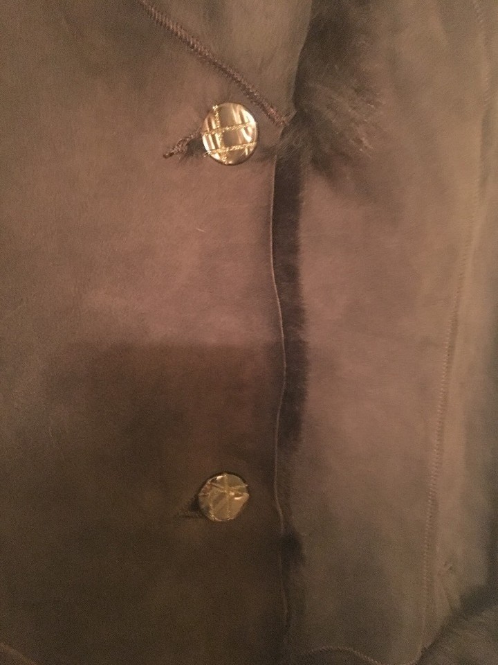 New Italian Toscana Shearling Genuine Sheepskin Fur Coat/Jacket | eBay