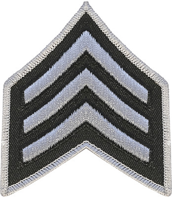 CHICAGO POLICE SERGEANT CHEVRON RANK INSIGNIA PATCH: Subdued (TWILL) | eBay