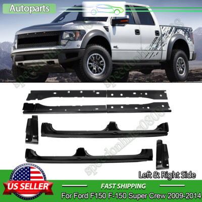 For 2009-2014 Ford Pickup F150 Super Crew Inner Outer Rocker Panels Cab ...