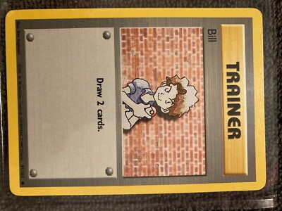 Trainer: Bill Pokemon TCG (Base Set, Unlimited, 91/102) Ungraded ...