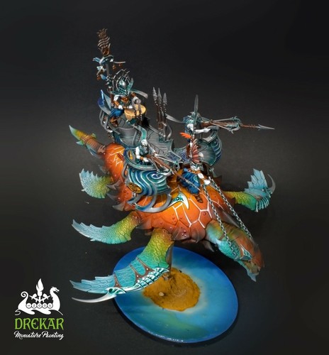 Akhelian Leviadon Idoneth Deepkin - age of sigmar ** COMMISSION ...