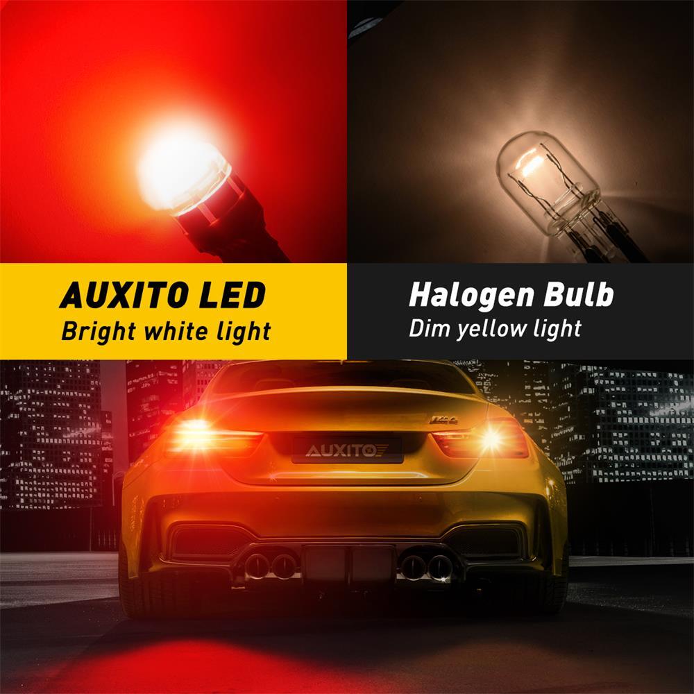 2x 7440 7441 7443 7444 Red LED Rear Brake Tail Parking Light Bulbs ...