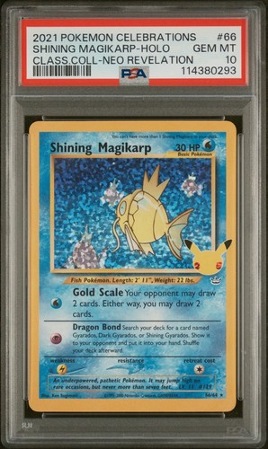 Sequential Shining Magikarp 66/64 Psa10 Umbreon Gold Star 17/17 ...
