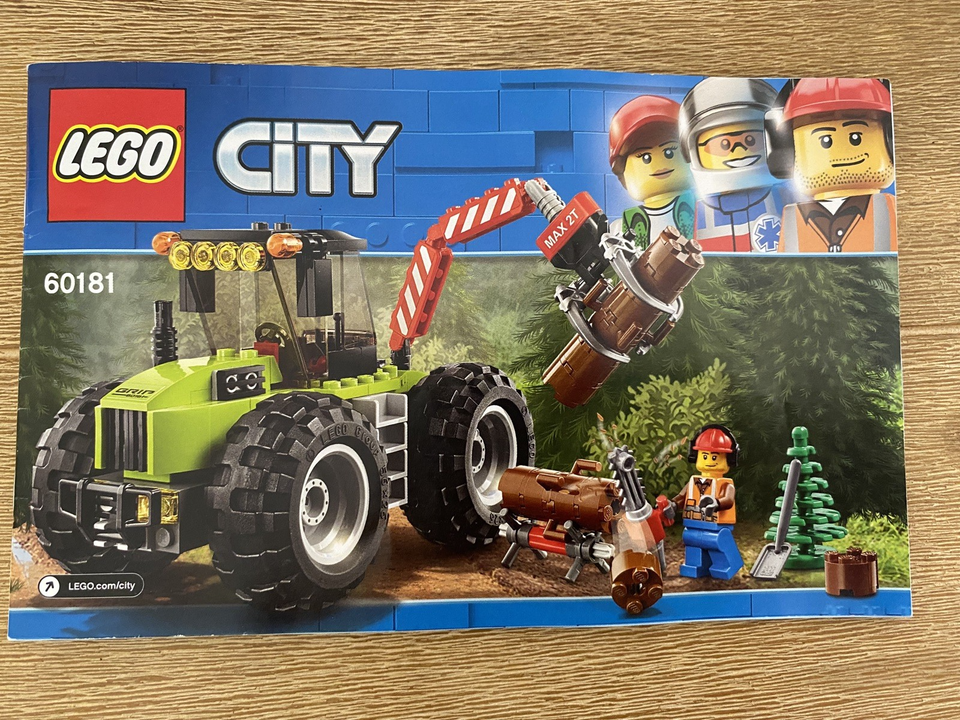 LEGO CITY: Forest Tractor (60181)-100% Complete with Instructions-As ...