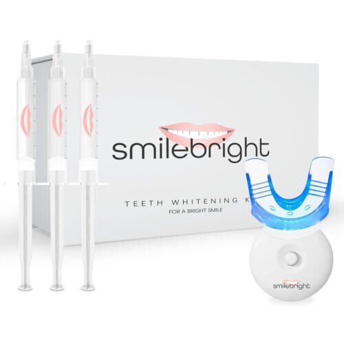 SmileBright 35% Teeth Whitening LIGHT Kit with 3 syringes & bleaching ...