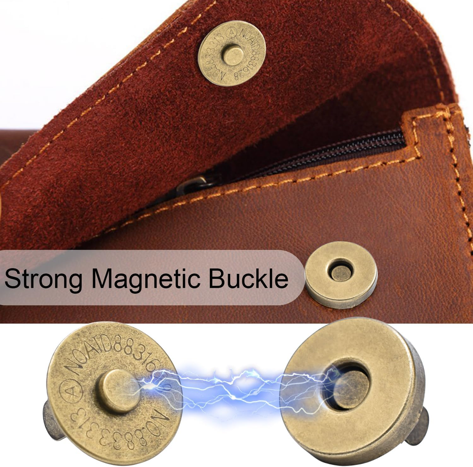 24Sets Magnetic Snaps for Purse Closures 14Mm Magnetic Fastener Kit ...