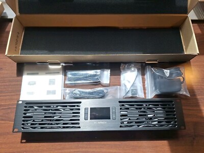 NIB AC Infinity AI-CP2H 19 Rack 2U AV for Cooling Rack Mount Fan Panel ...