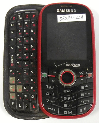 Samsung Intensity SCH-U450 - Red ( Verizon ) Cellular Slider Phone | eBay