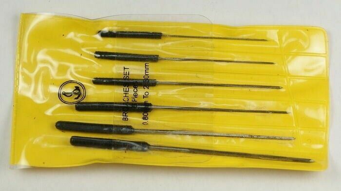 Broaches set x6 clockmakers Jewelllers & watchmakers broaching tools ...