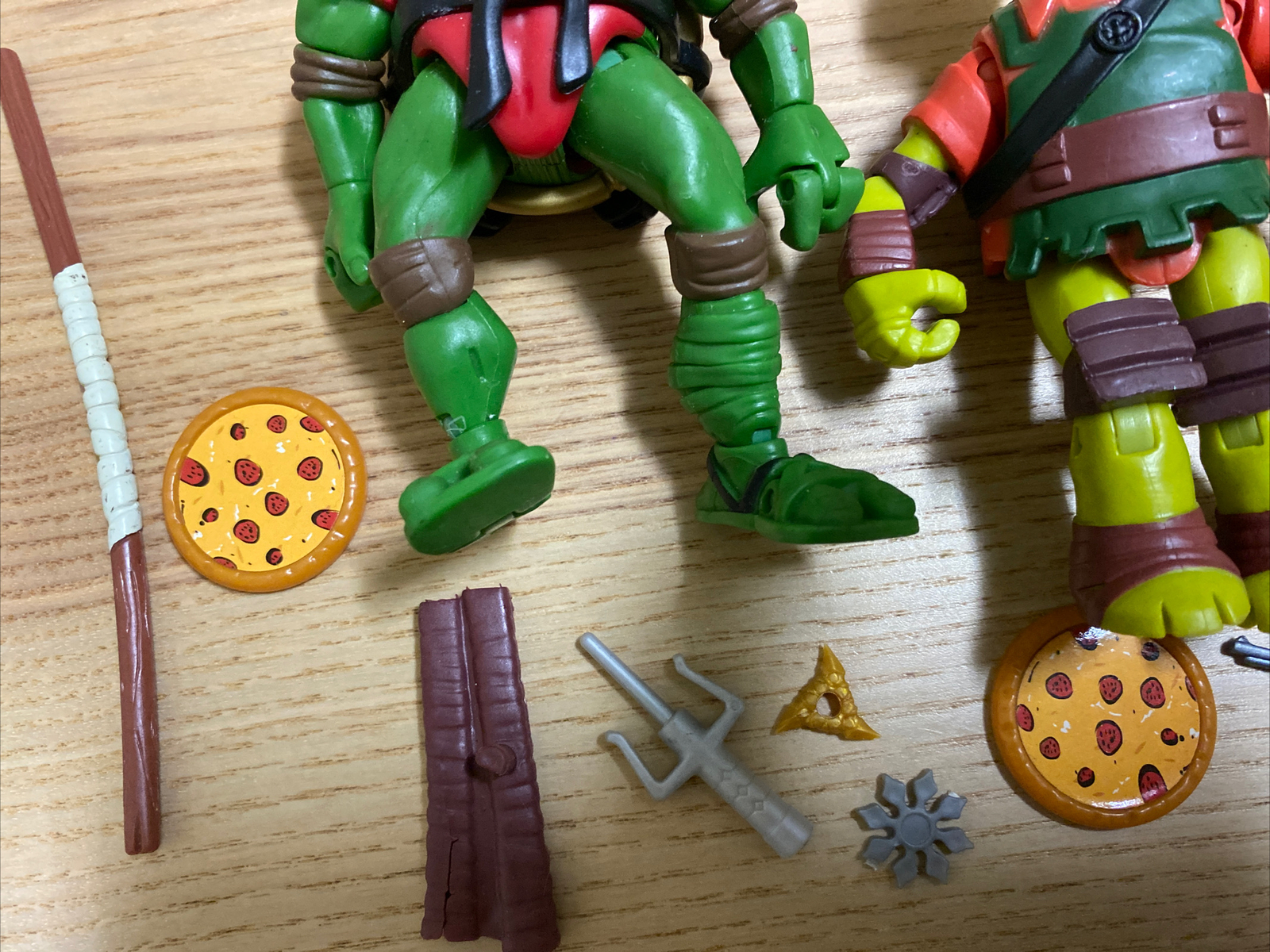 Bulk Teenage Mutant Ninja Turtle Figurine Lot TMNT Accessories | eBay