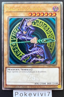 Carte YU-GI-OH! MAGICIEN SOMBRE TN23-FR001 QCSR NEUF | eBay
