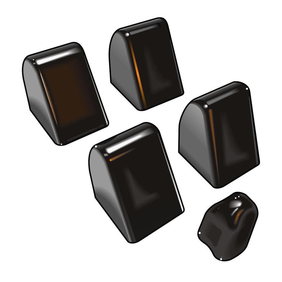 57 Chevy Deluxe Heater Control Lever Knobs 1957 Chevrolet Heater Knobs ...