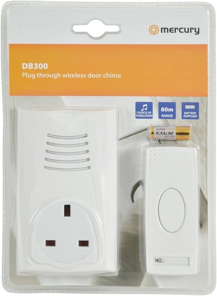 Wireless Door Chime with 16 Custom Melodies – Easy Install ...