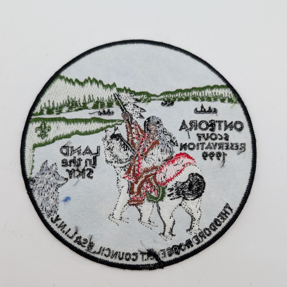Onteora Scout Reservation 1999 Patch 5.5" Jacket BSA Theodore Roosevelt ...