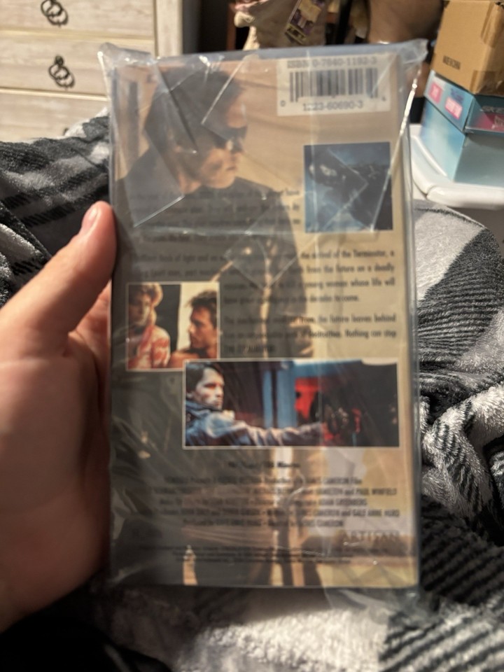 The Terminator 1984 VHS Limited Edition Tape Mint Arnold Schwarzenegger ...