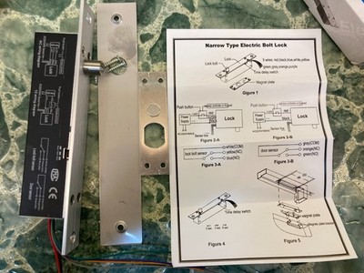 Aluminum Fail Safe FAIL SECURE Electronic Drop Bolt Lock 12V - SHIPS ...