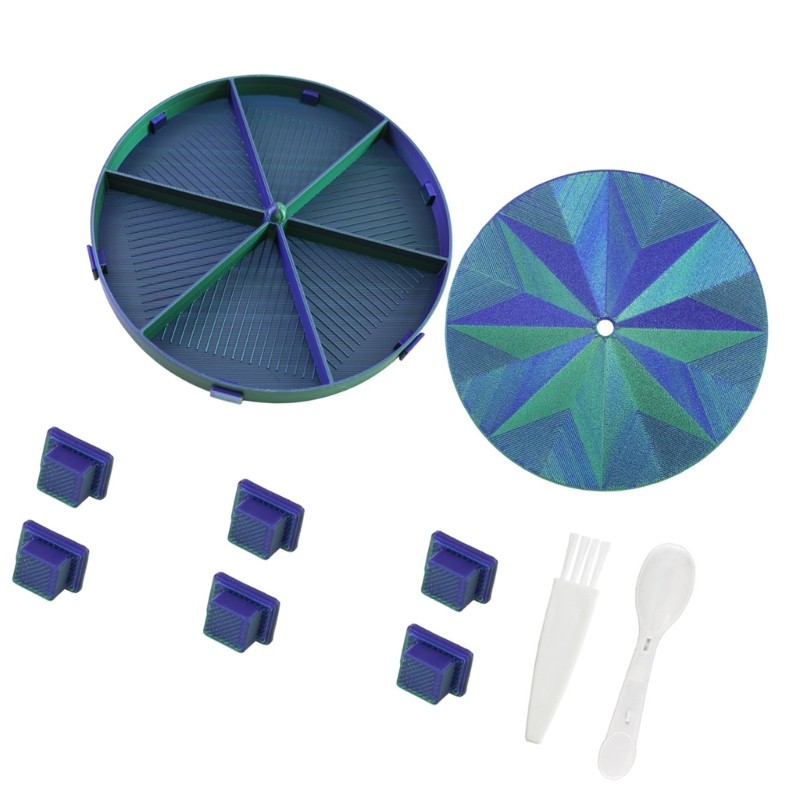 Sturdy Polylactic Acid Round Beads Sifter Tray for Handcraft DIY Tool ...