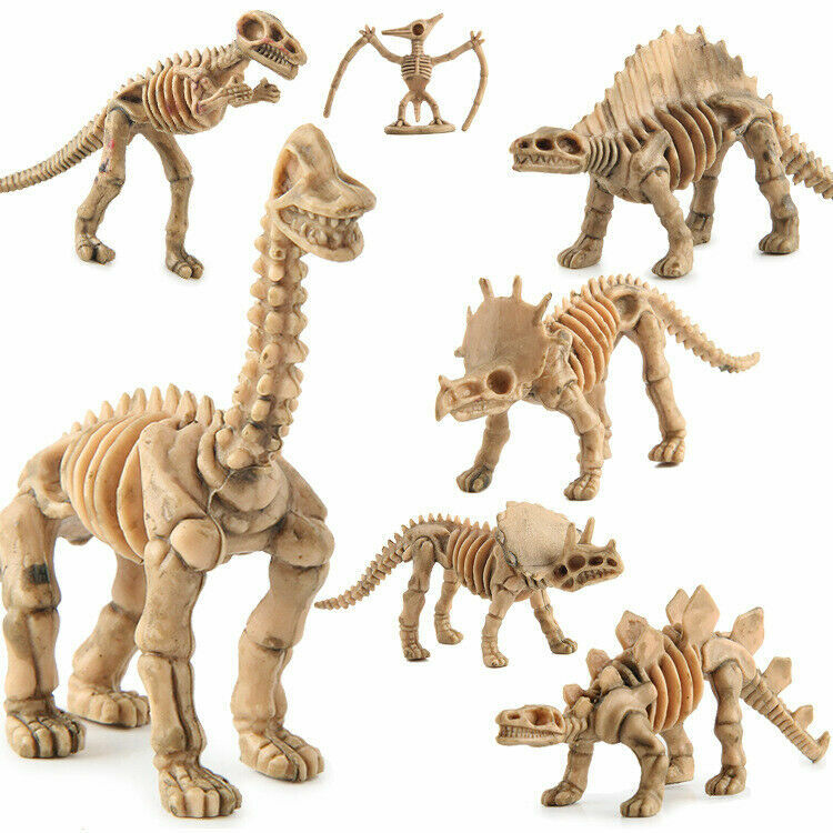 Unique Dinosaur Fossils Skeleton Figures Jurassic Park Dino Toy Model ...