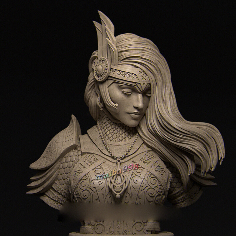 Lady Warrior 3D Printing GK Figure Model Kit Unpainted Unassembled ...