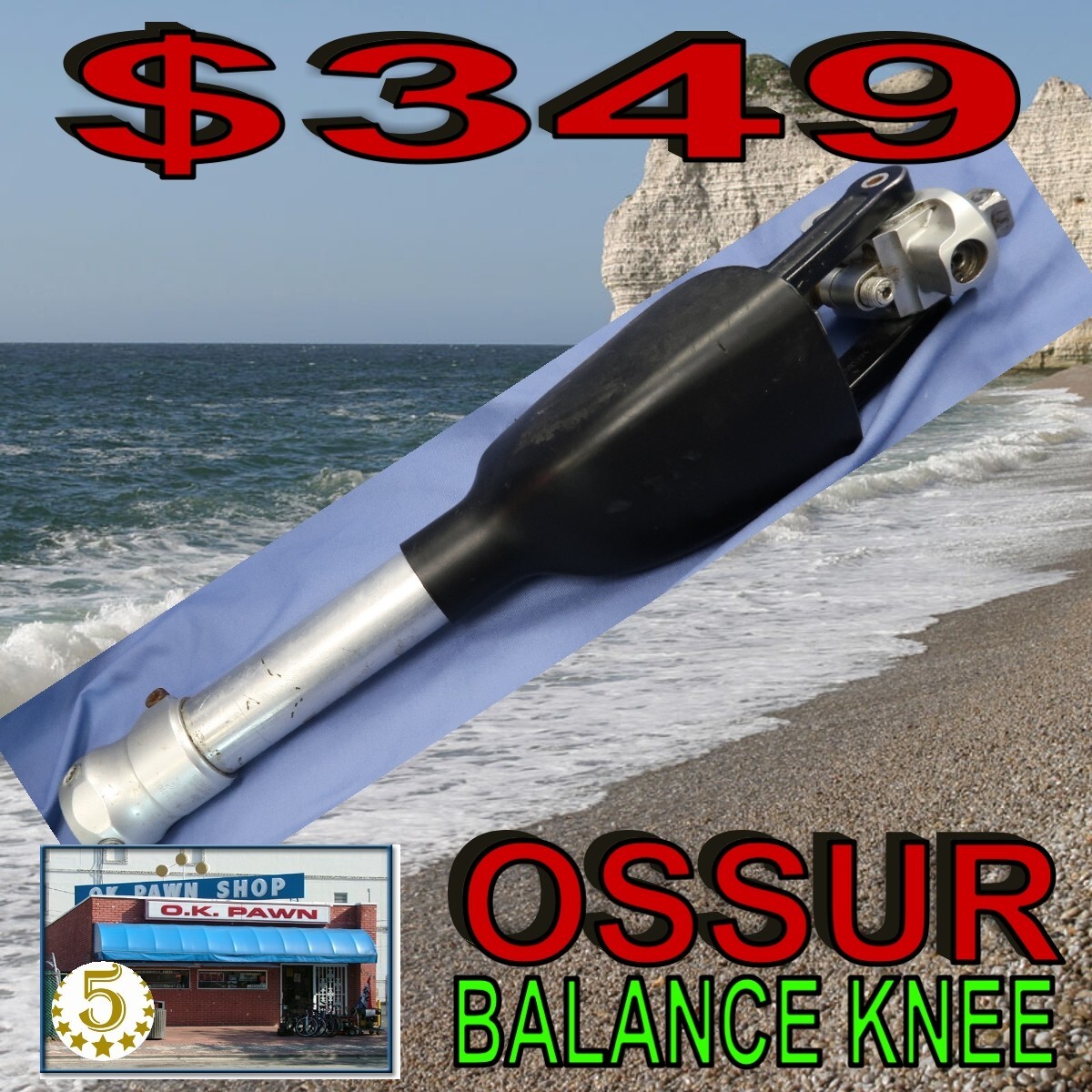Ossur Balance Knee Polycentric Prosthetic W/pyloN | eBay