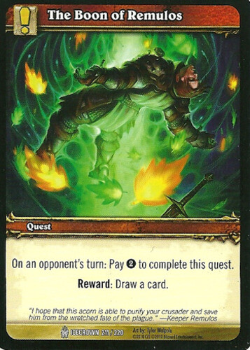 4x The Boon of Remulos - Foil - Common Near Mint Icecrown | eBay