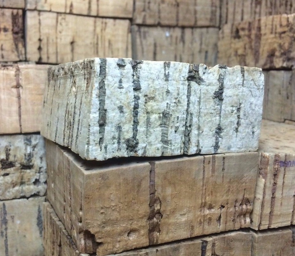 Genuine Portugal Cork Squares Aged 40+ Years Measure: 1 1/8" Thick x 2 ...