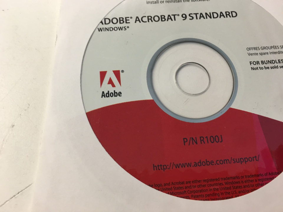 Adobe Acrobat 9 Standard for Windows Key With Serial Number | eBay