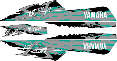 Yamaha Super Jet Square Nose 1994-1995 Set Decal / Stickers | eBay