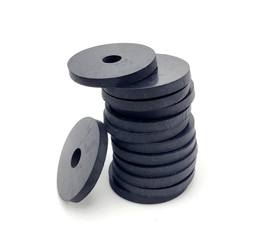 6mm ID Rubber Flat Washers 25mm OD x 3mm Thick Spacer Gasket M6 Fender ...