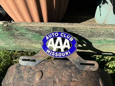 AAA AUTOMOBILE Auto CLUB of AMERICA Missouri License Plate TOPPER ...