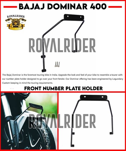 FRONT NUMBER PLATE HOLDER For BAJAJ DOMINAR 400 | eBay Australia