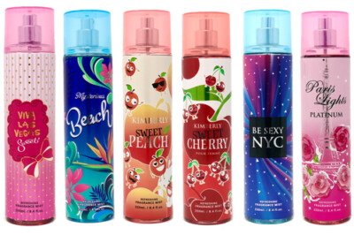 Fragrance Body Mist Spray Perfume for Women 8.4 oz. Assorted Scents ...