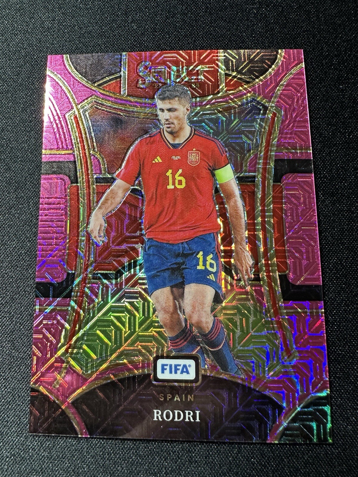 2023-24 Panini Select FIFA - Mezzanine Pink Mojo Prizm #198 Rodri /199 ...
