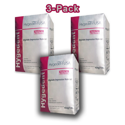 3 Hygedent Alginate Dental Regular Set Mint Flavored Dust-Free ...
