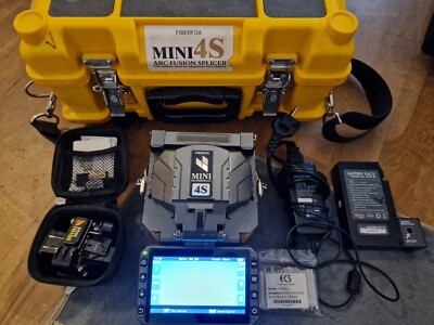 FiberFox Mini 4S Fusion Splicer with cleaver mini 50GB, charger ...